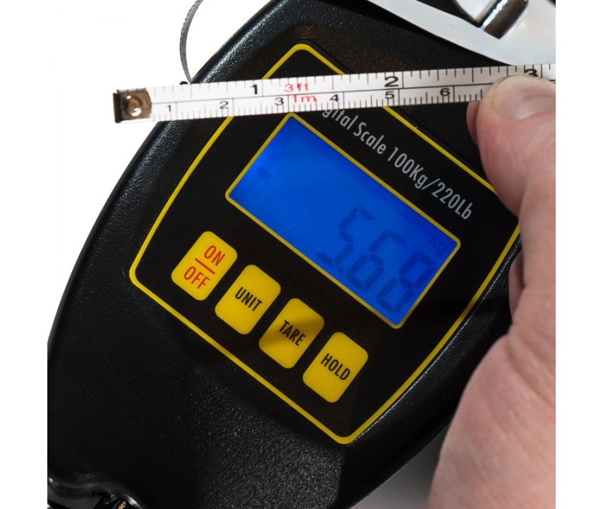 Весы для взвешивания рыбы 100 кг Чёрные ECarp - Digital Fish Scale EHS-699